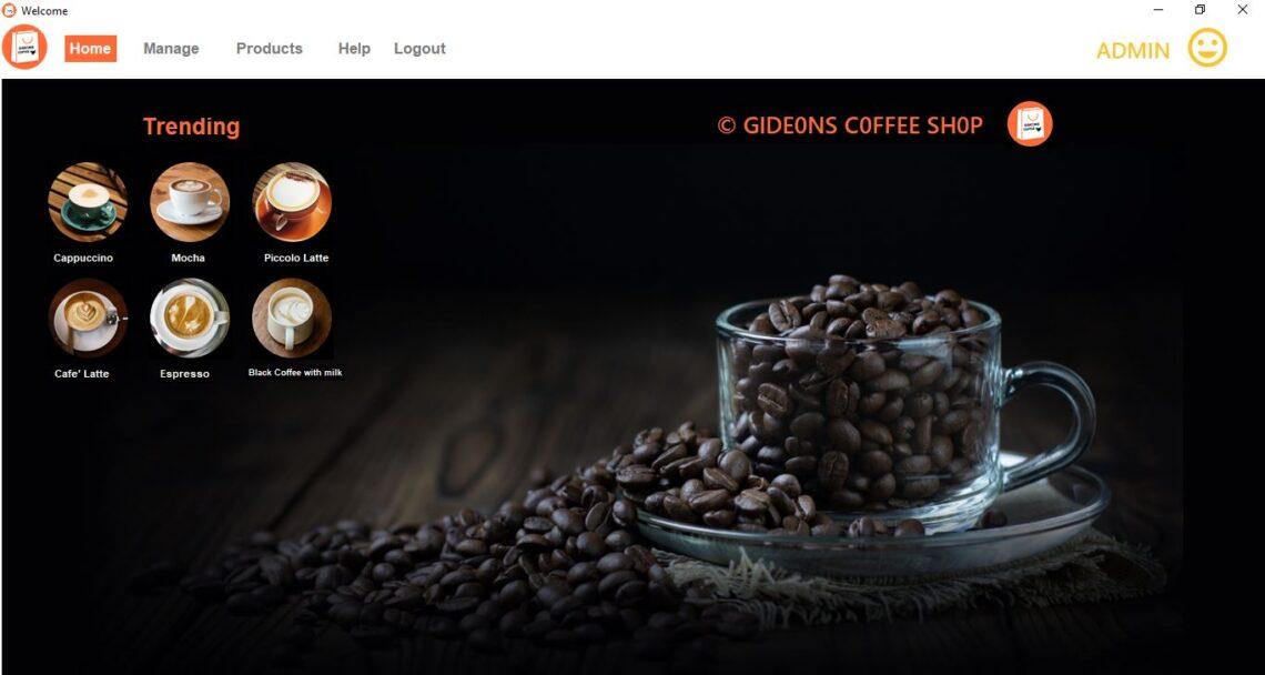 Coffee Shop Management System In Python With Database
