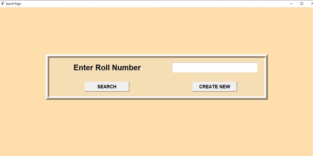 Student Management System Project In Python Using Database