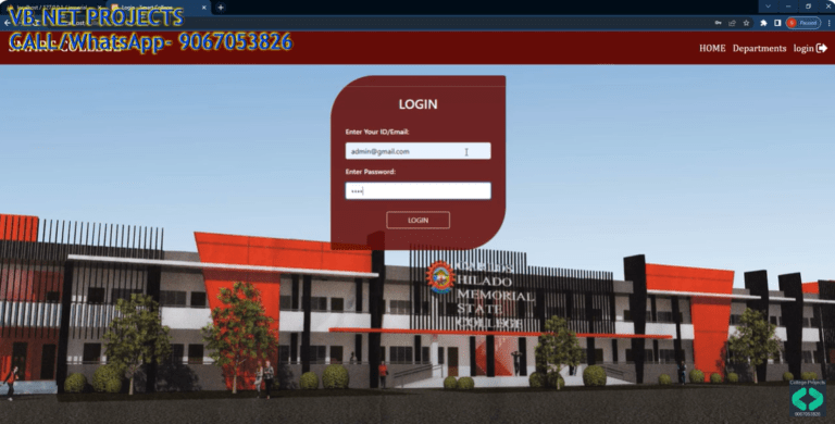 Online College Management System Project In PHP & MySQL