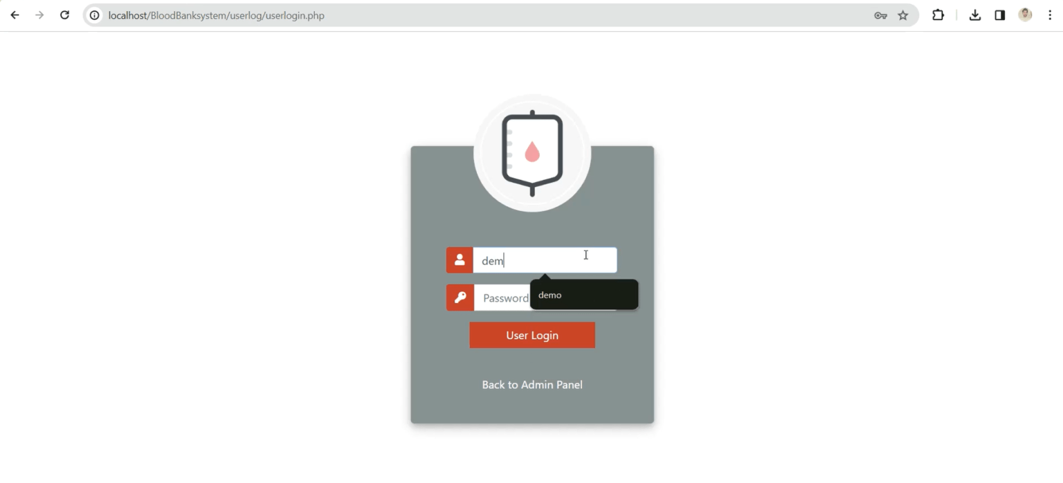 Online Blood Bank Management System Project In PHP & MySQL